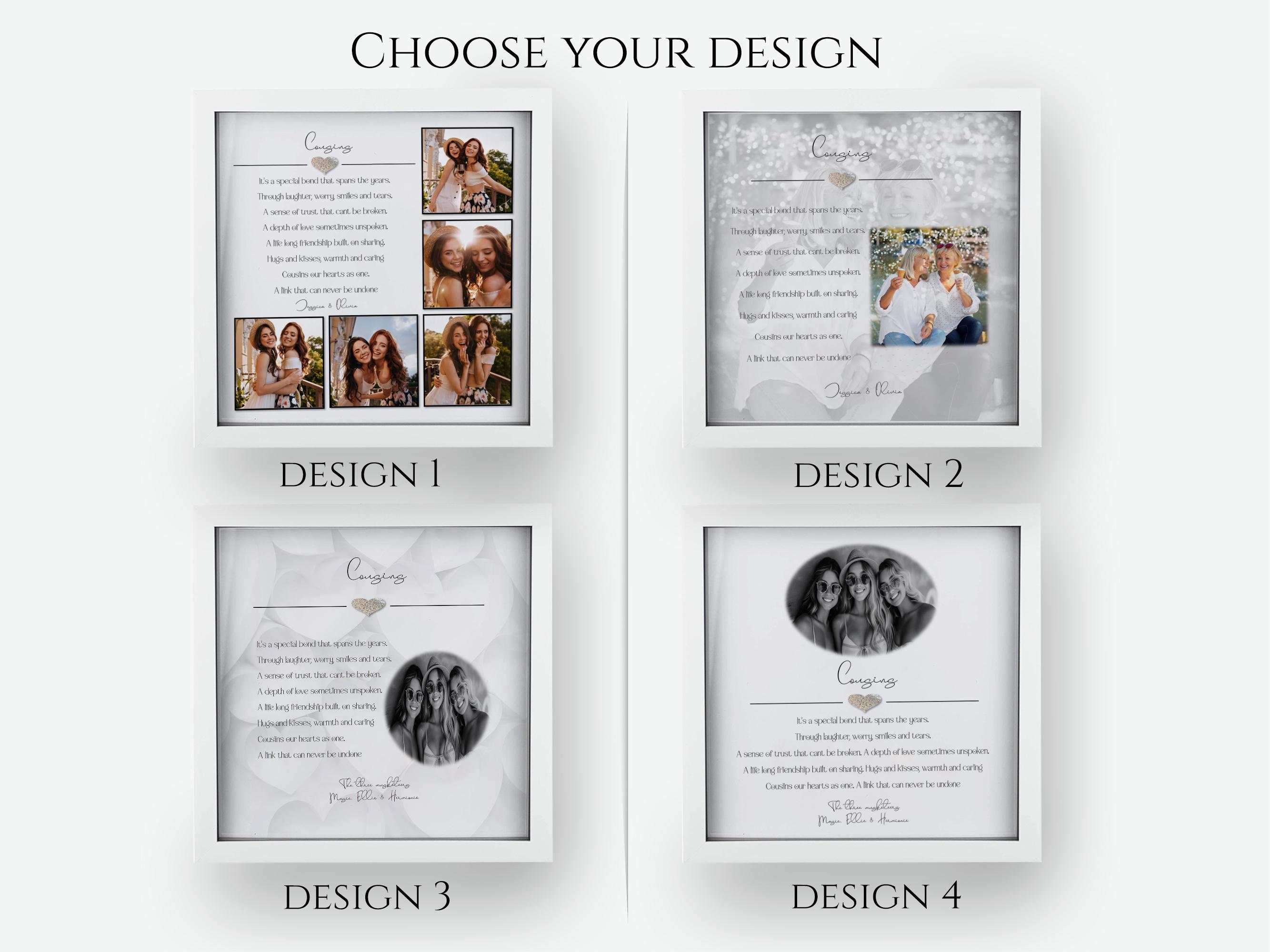 Cousins Personalised Photo Frame | Cousins Christmas Gift | Cousin ...