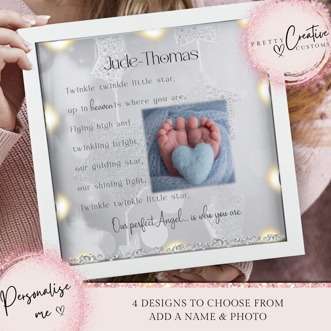 Infant Memorial Gift, Infant Loss, Baby Loss Frame, Baby Loss Keepsake ...