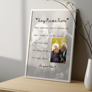 Memorial Gift Photo Frame Wedding Memorial Remembrance Frame - Etsy