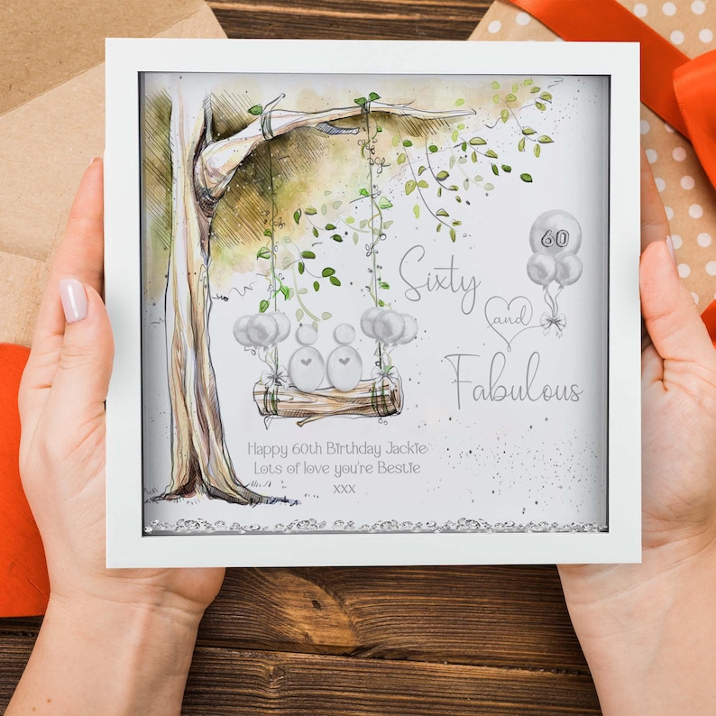60th Birthday Gifts for Women Personalised Birthday Gift Mum Birthday ...