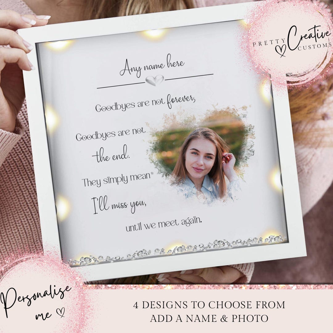 Memorial Photo Frame, Remembrance Frame, Memorial Gift, Deepest ...