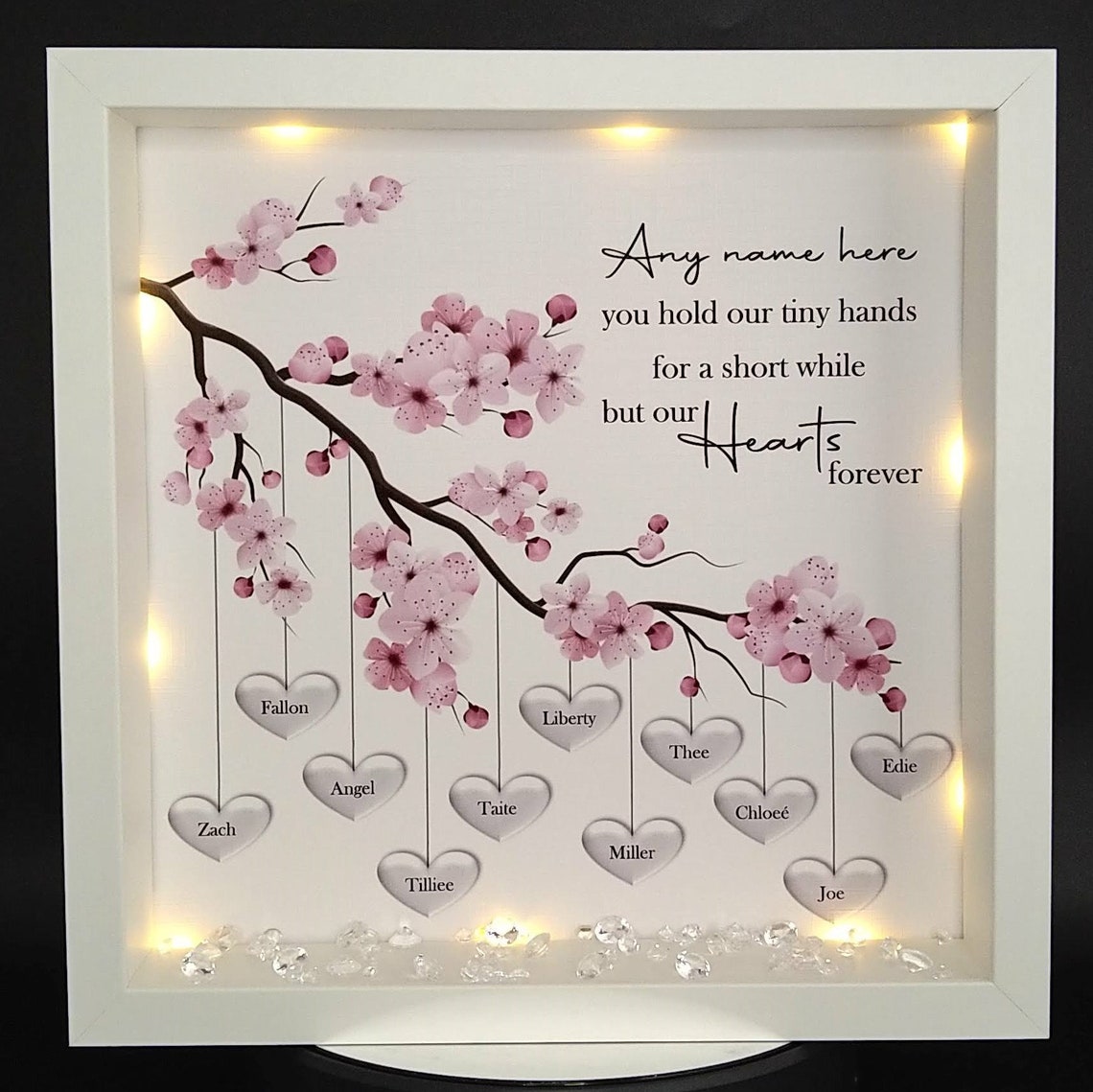 Personalised Family Tree Frame Family Tree Gift Christmas | Etsy UK