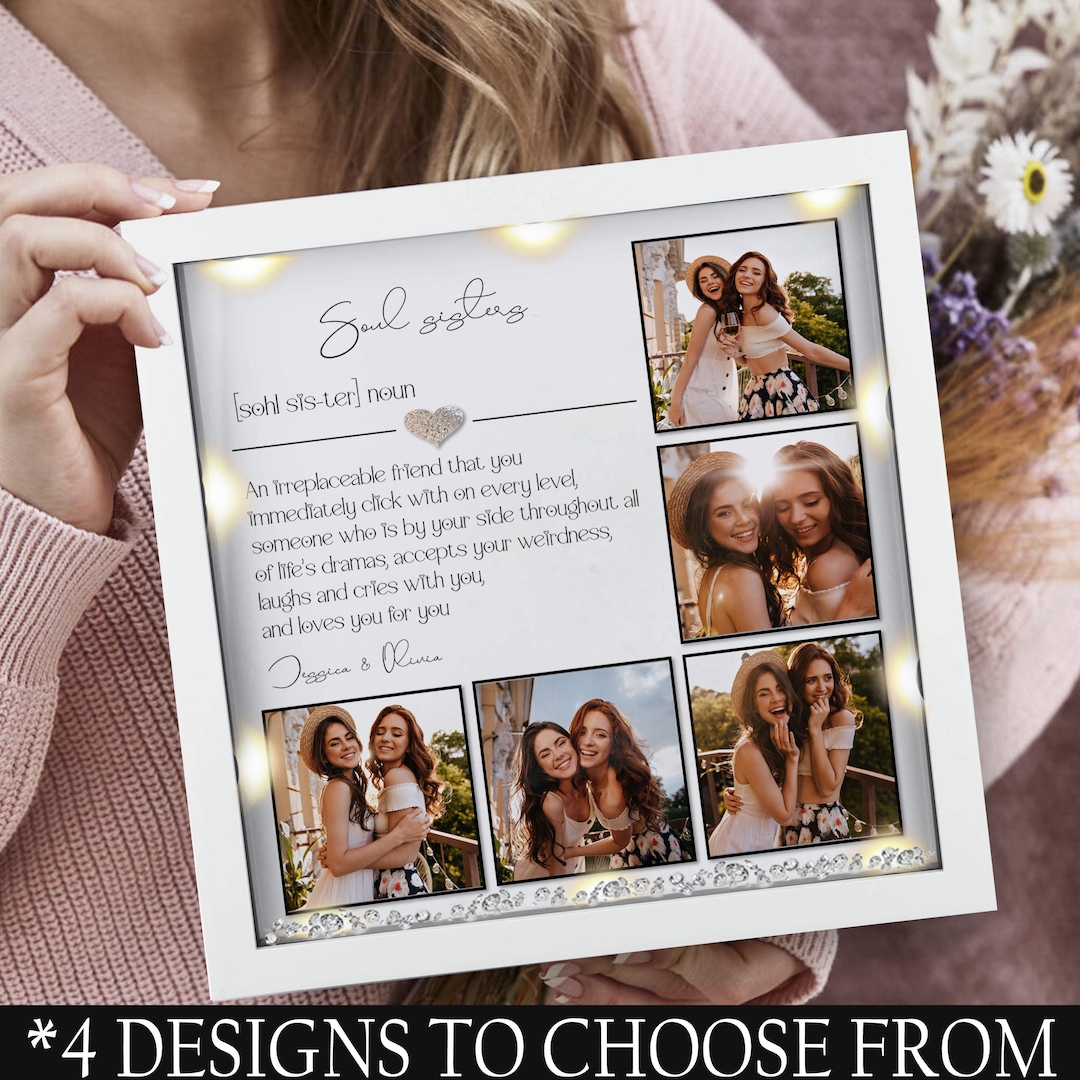 Best Friend Personalised Photo Frame Besties Christmas Gift Friends ...