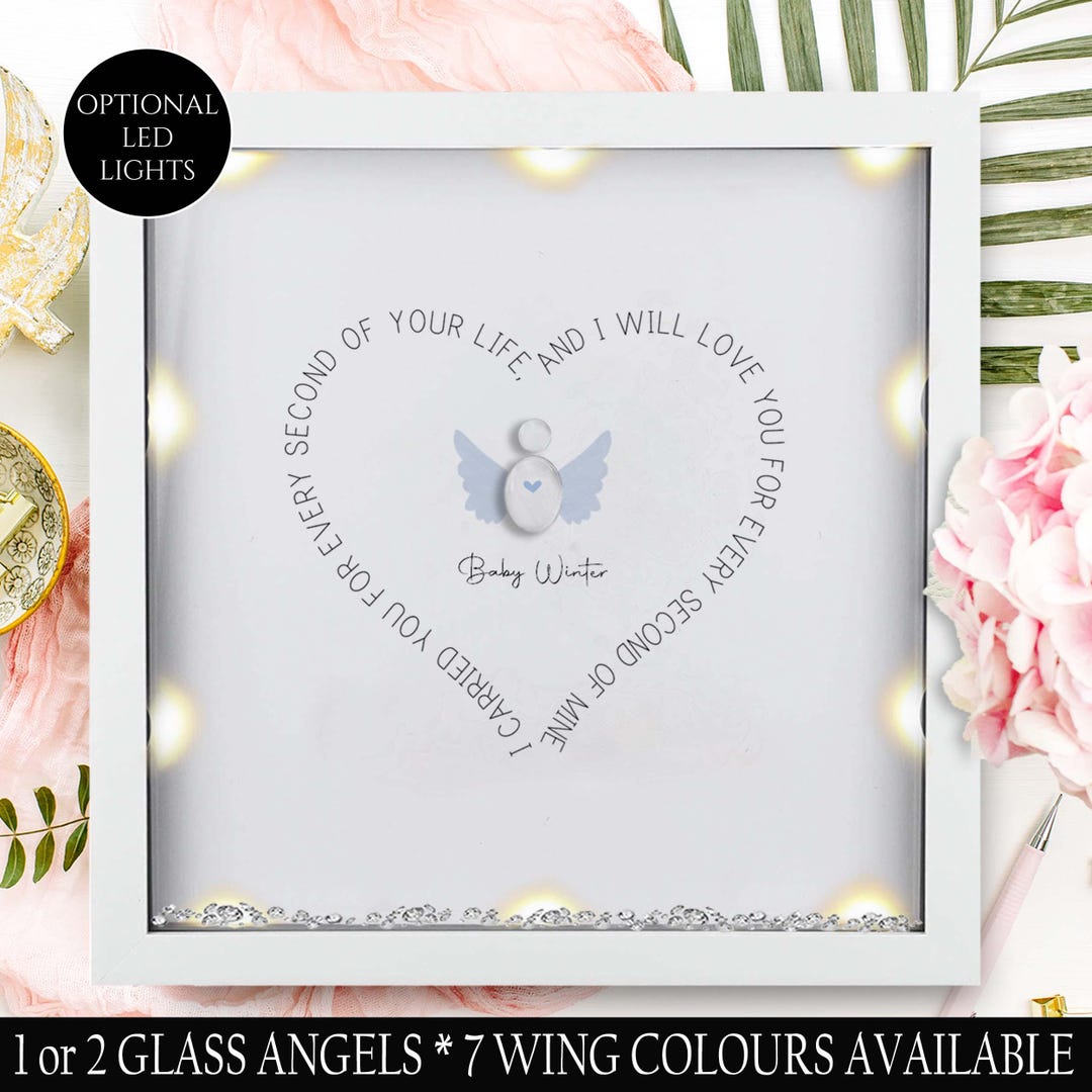 Infant Memorial Frame, Remembrance Pebble Frame, Infant Loss, Baby Loss ...