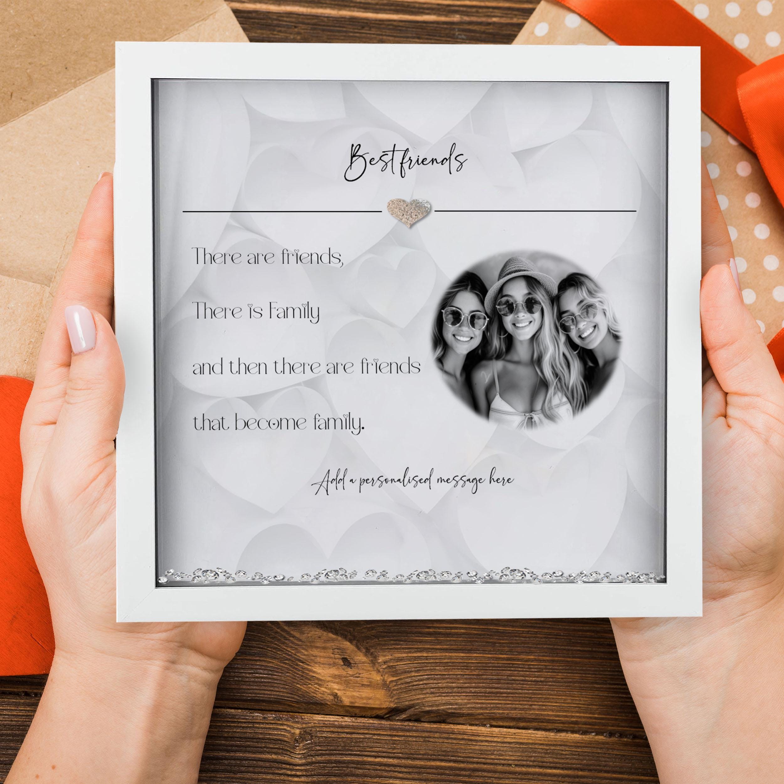 Personalised Best Friend Photo Frame Besties Christmas Gift Friends ...
