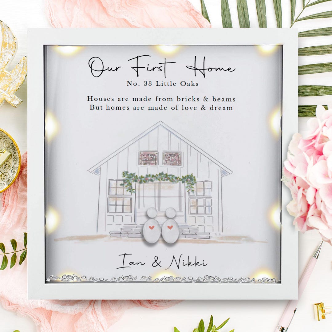 Personalised New Home First Home Gift. New Home Frame. First Home Frame ...