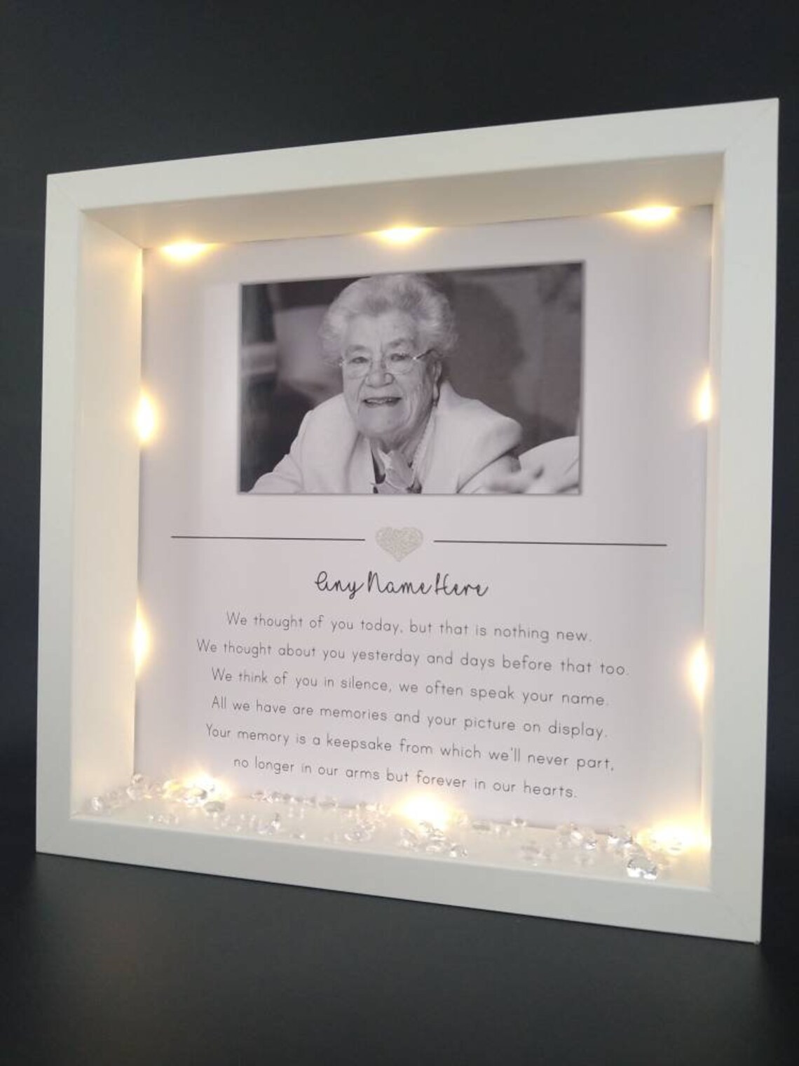 Memorial Photo Frame Remembrance Frame Memorial Gift - Etsy