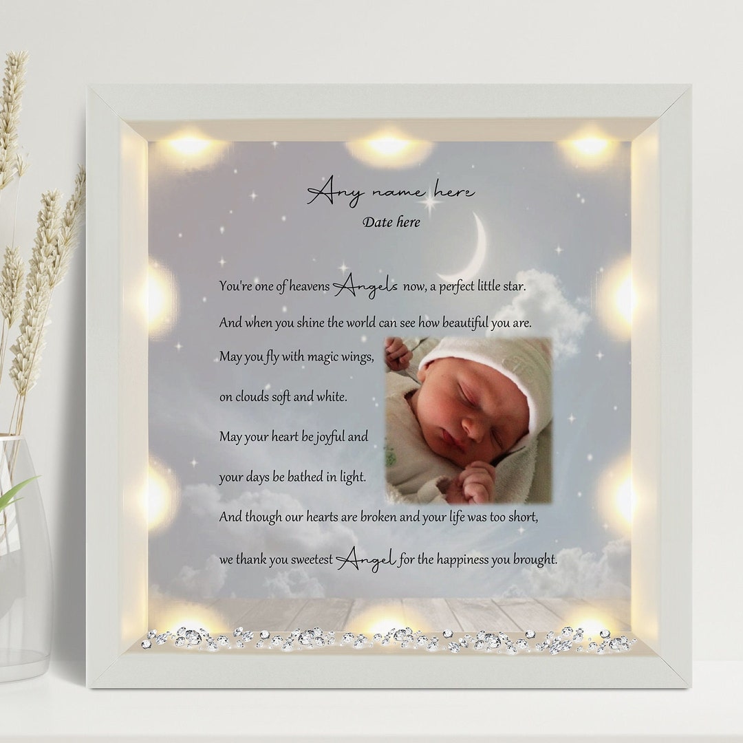 Infant Memorial Frame Infant Loss Baby Loss Frame Baby Loss - Etsy
