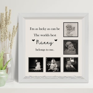 Personalised Photo Frame Nanny Frame Mothers Day Gift Mum - Etsy UK