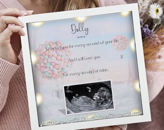 Baby Memorial Frame, Bereavement Gift, Rainbow Baby, Sympathy Gift ...