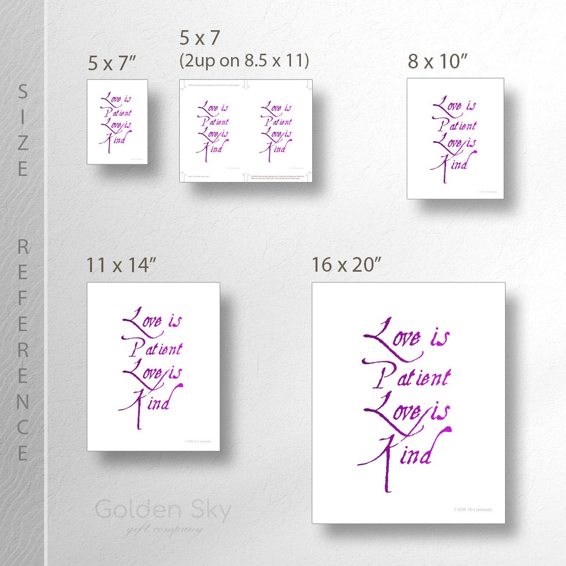 Love Is, Words of Wisdom, Wall Art, Religious Wall Art, Bible Verse ...