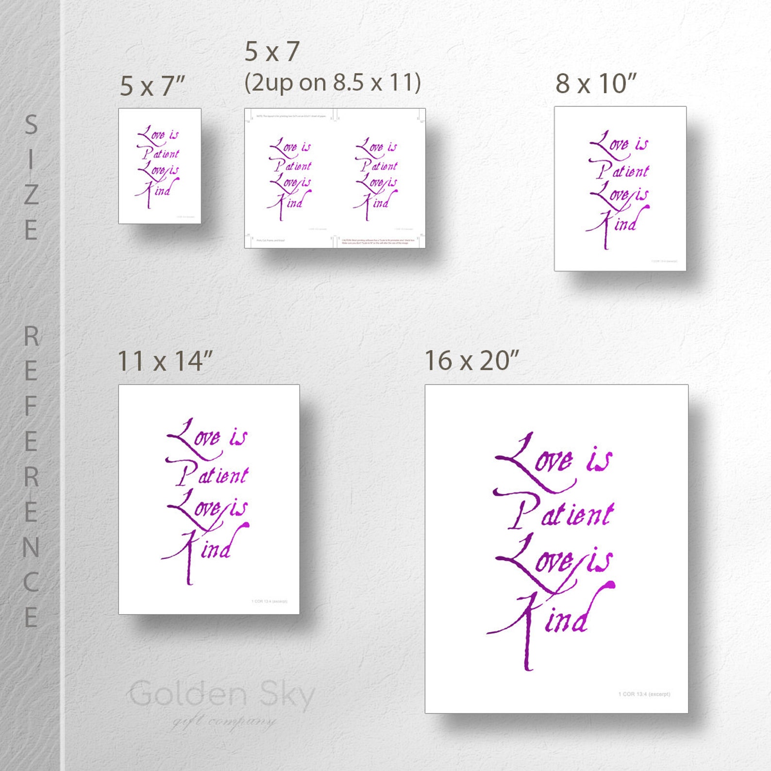 Love Is, Words of Wisdom, Wall Art, Religious Wall Art, Bible Verse ...