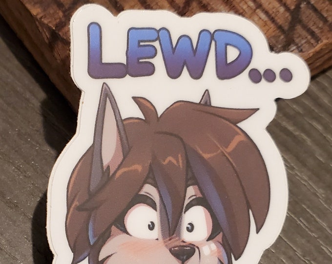Sticker Tala the Wolf lewd... - Etsy
