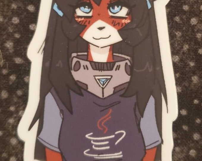 Sticker - ARA the Robocat [java] - Etsy