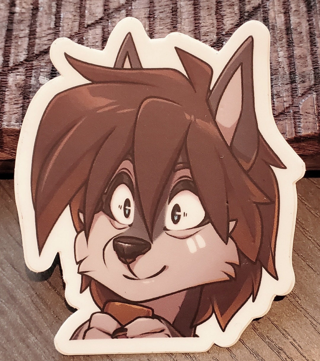 Sticker Tala the Wolf stunned - Etsy