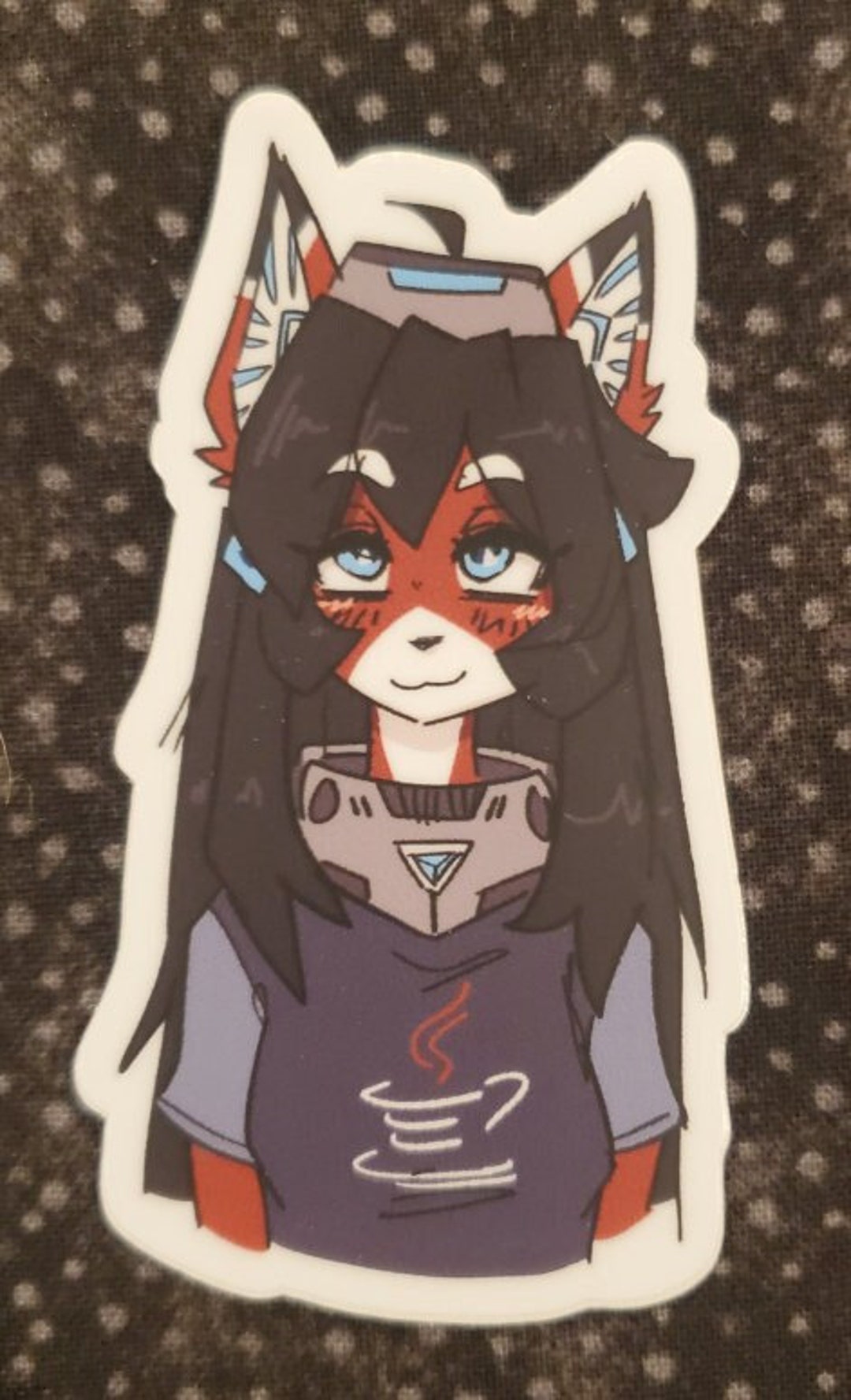 Sticker - ARA the Robocat [java] - Etsy