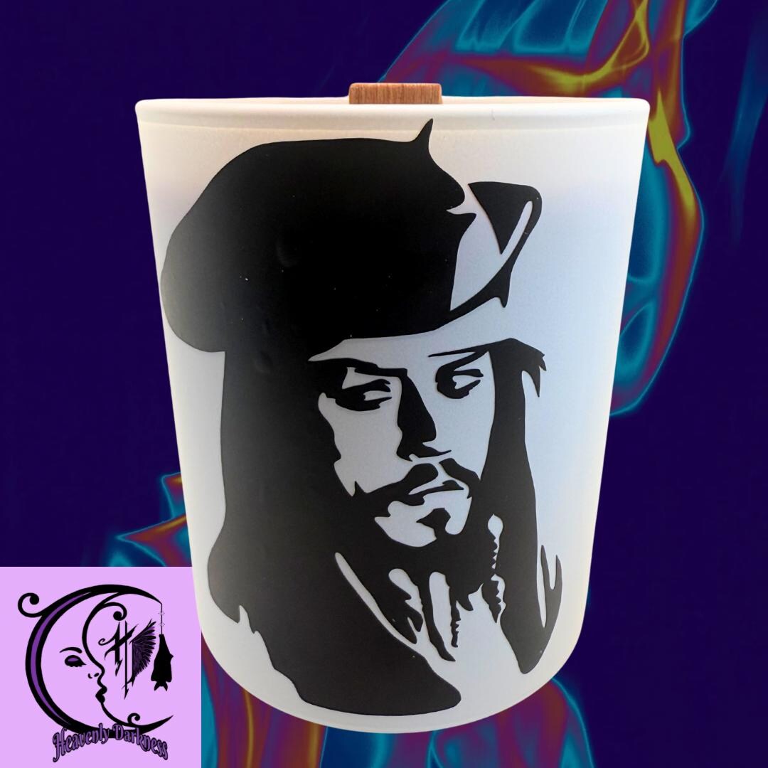 Captain Jack Glass Candle Medium - Fantasy, Horror, Witchcraft, Pagan ...