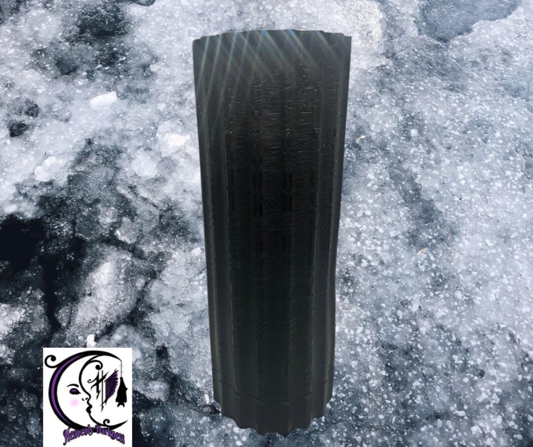 Unscented Tall Riffle Pillar Candle, Handmade, Fully Dyed, Soy Wax ...