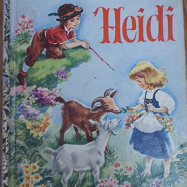 Vintage Heidi Book - Etsy
