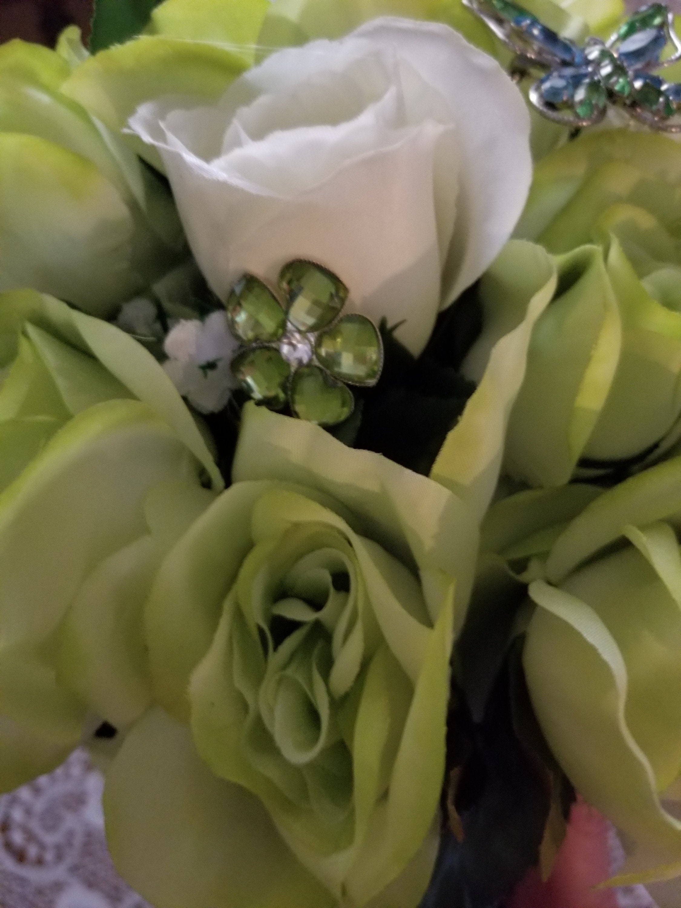 Spring Green Rose Bouquet - Etsy Hong Kong
