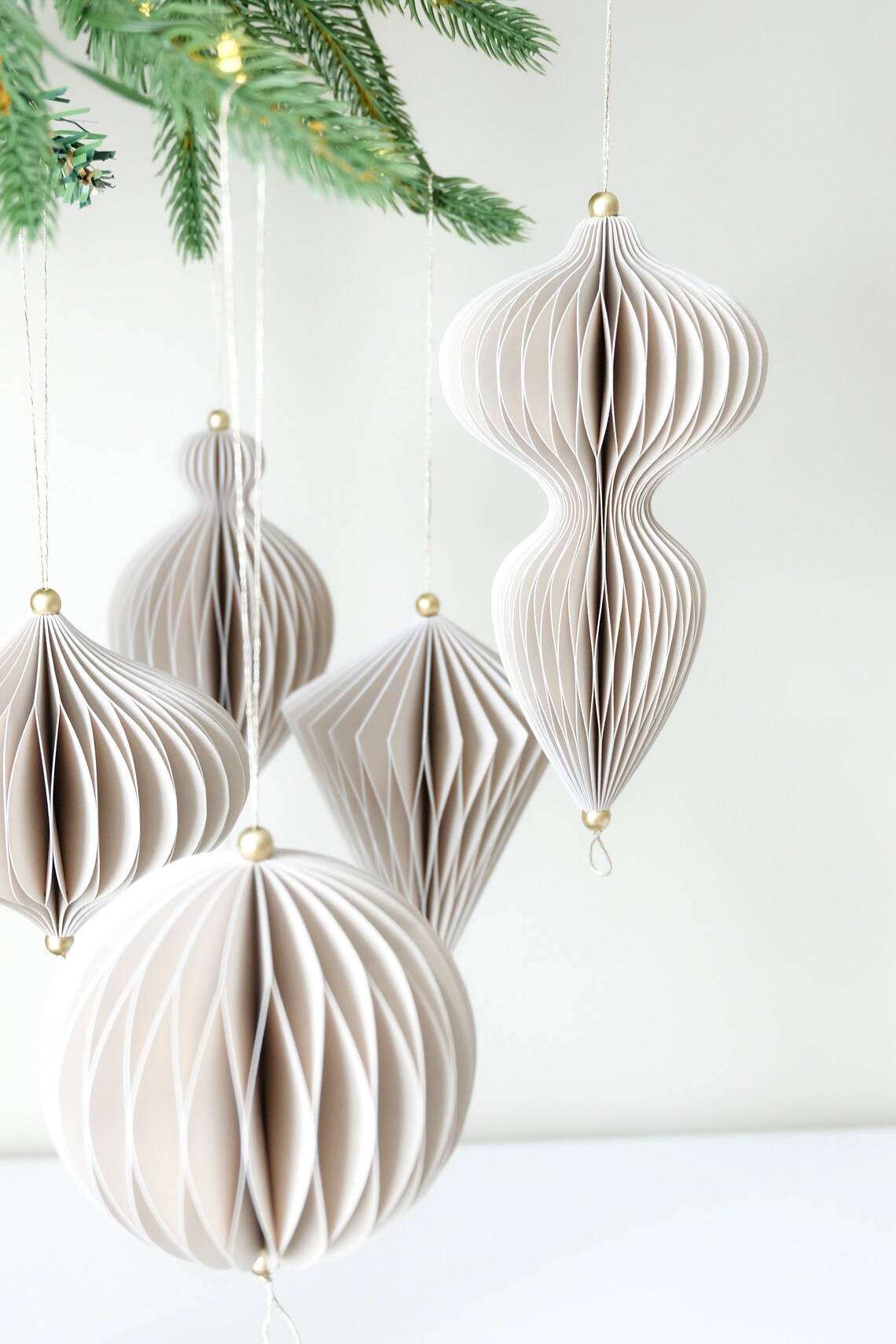 Honeycomb Christmas Paper Ornament SVG for Cricut Digital - Etsy