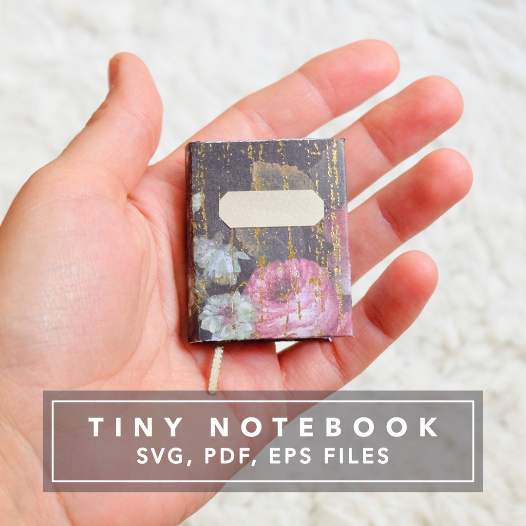 Tiny Notebook Cut Files for Cutting Machine - Etsy