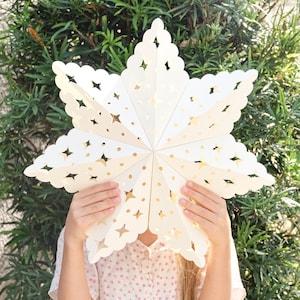 Snowflake/star Ornaments 5 Designs SVG EPS - Cricut Project - Etsy