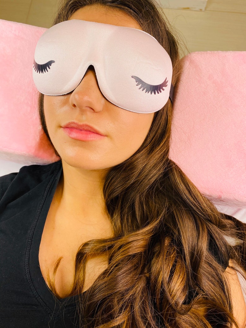 Sleeping Mask Cover For Lash Extensions 3d Silk Sleep Eye Mask