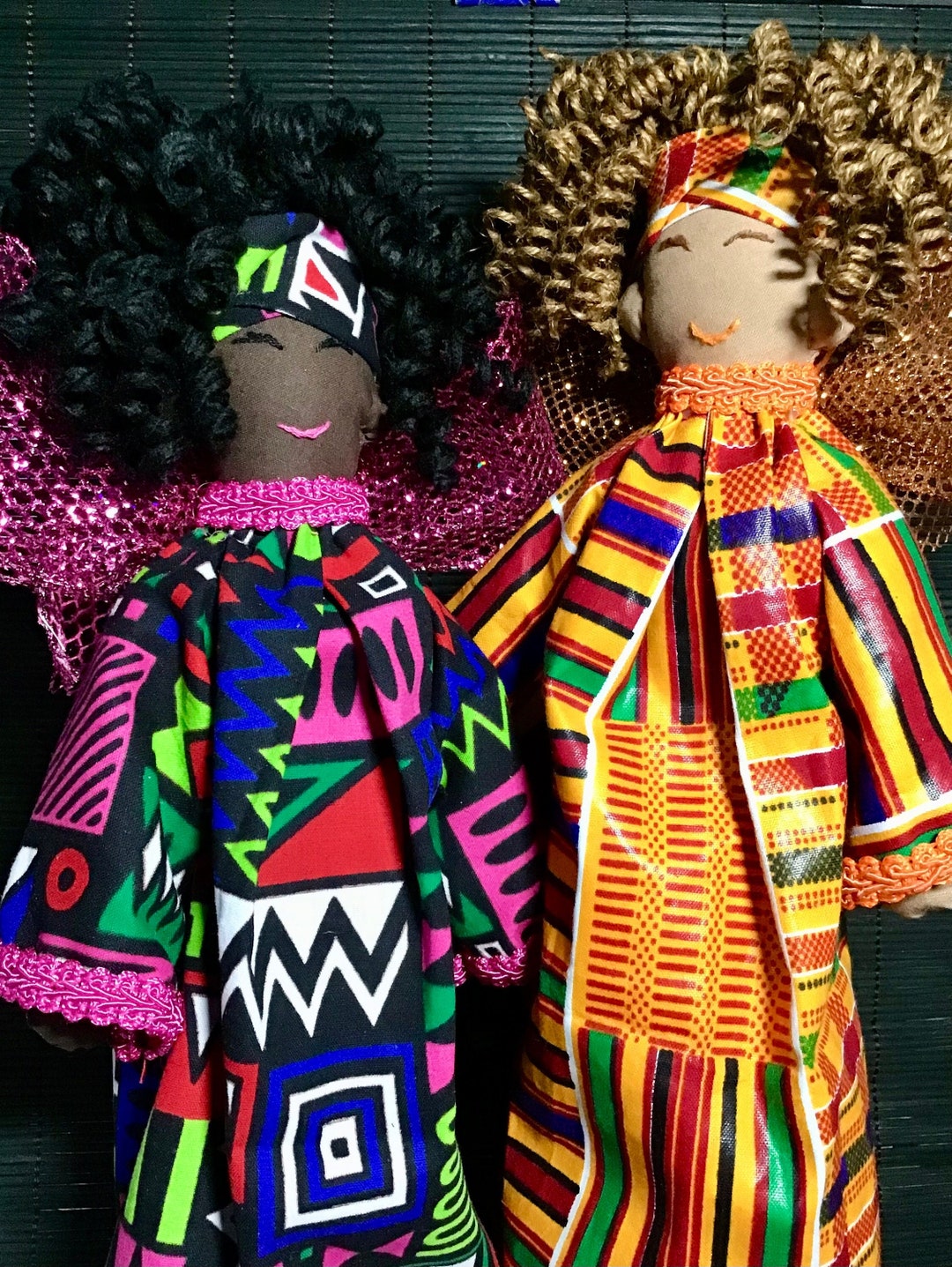 Tree Toppers, Table Toppers, Handmade Angels of Color Ornaments ankara ...