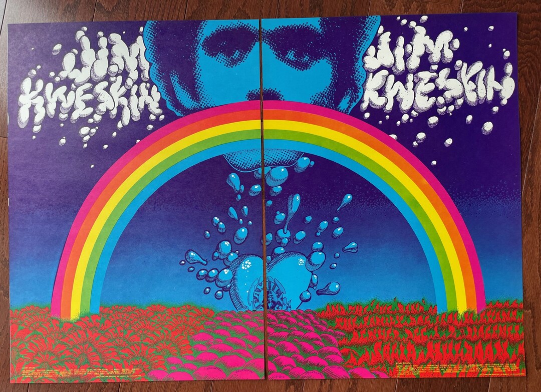 1967 Rick Griffin Moscoso Psychedelic Family Dog Poster Set FD 95 & FD ...