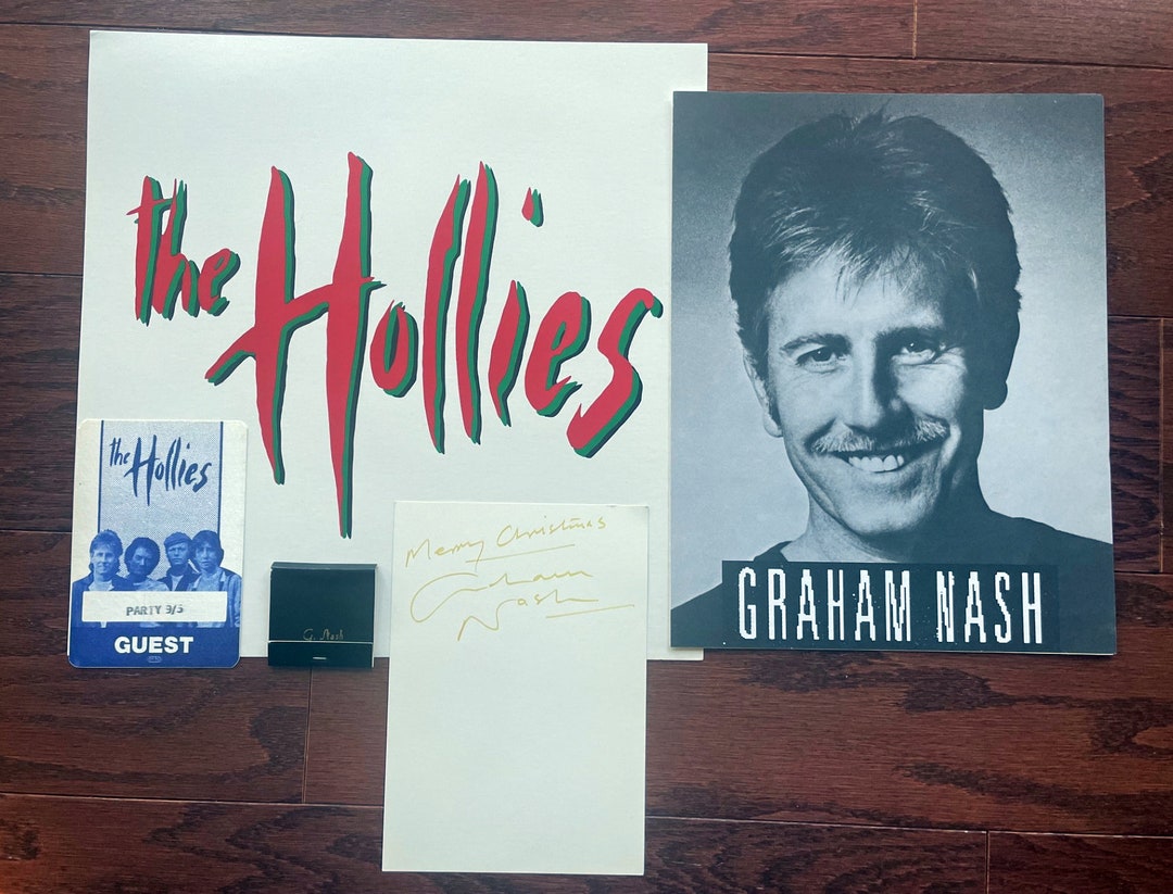 Rare 1980’s Graham Nash CSN Owned Signed Innocent Eyes the Hollies ...