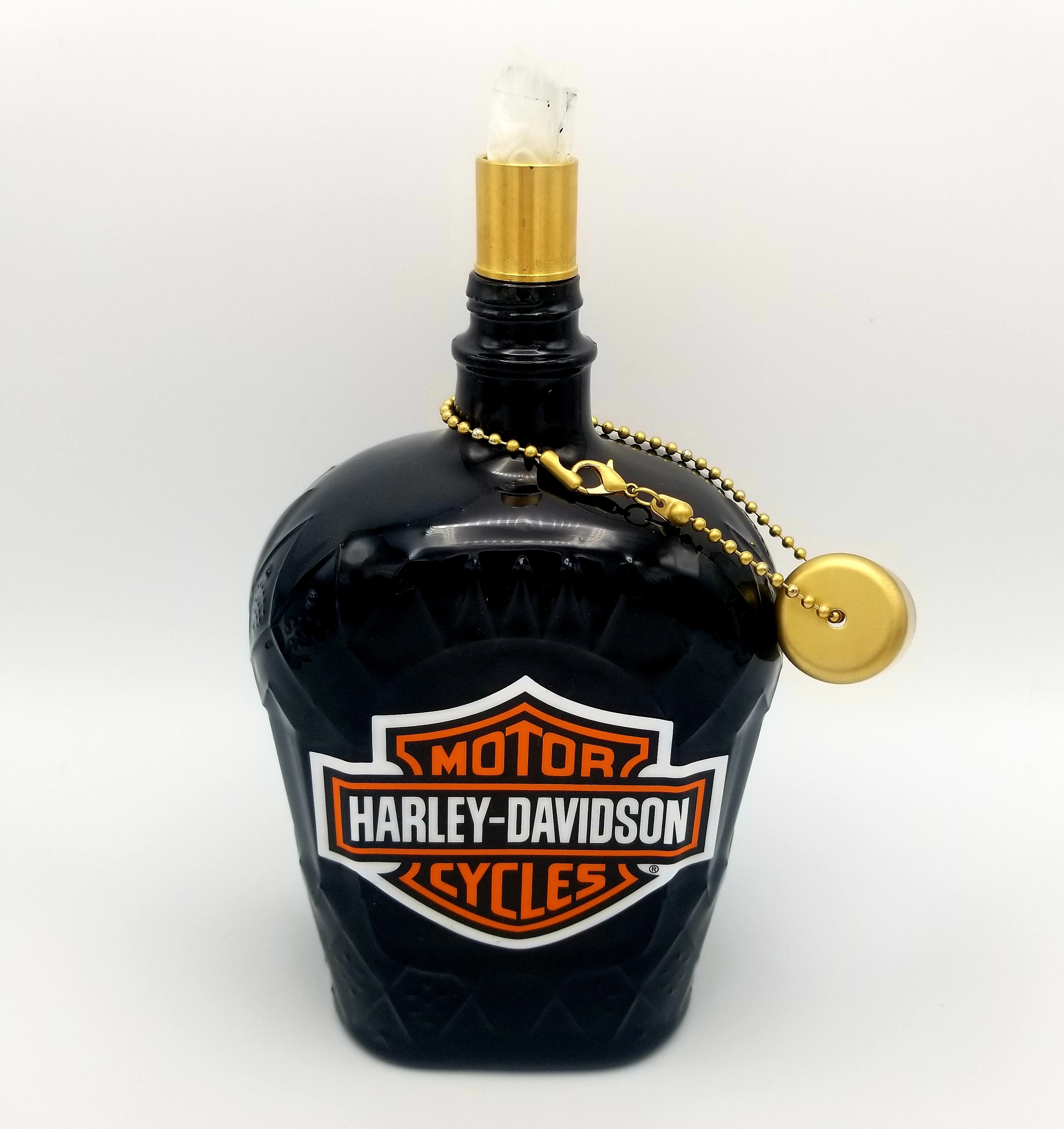 Harley Davidson Tiki Torch - Liquor Bottle - Etsy