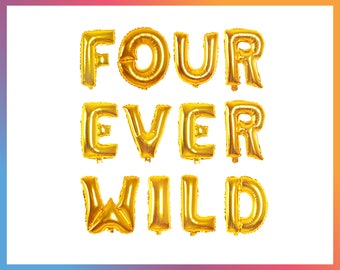 Four Ever Wild Banner - Etsy