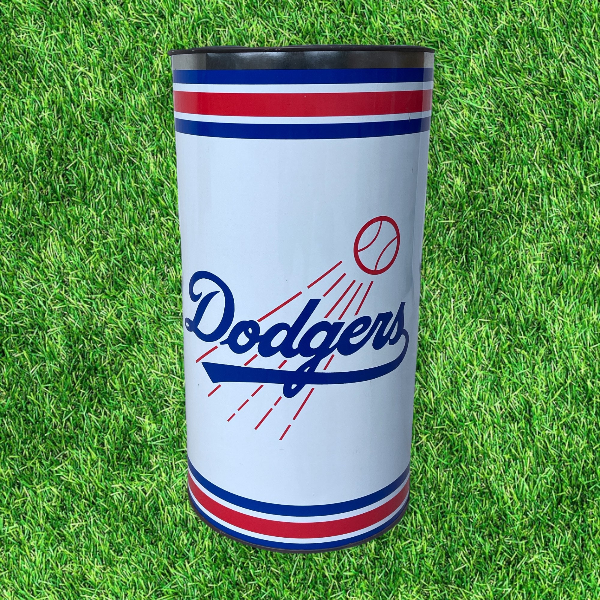 Vintage 80’s Los Angeles Dodgers Metal Trash Can! - Etsy
