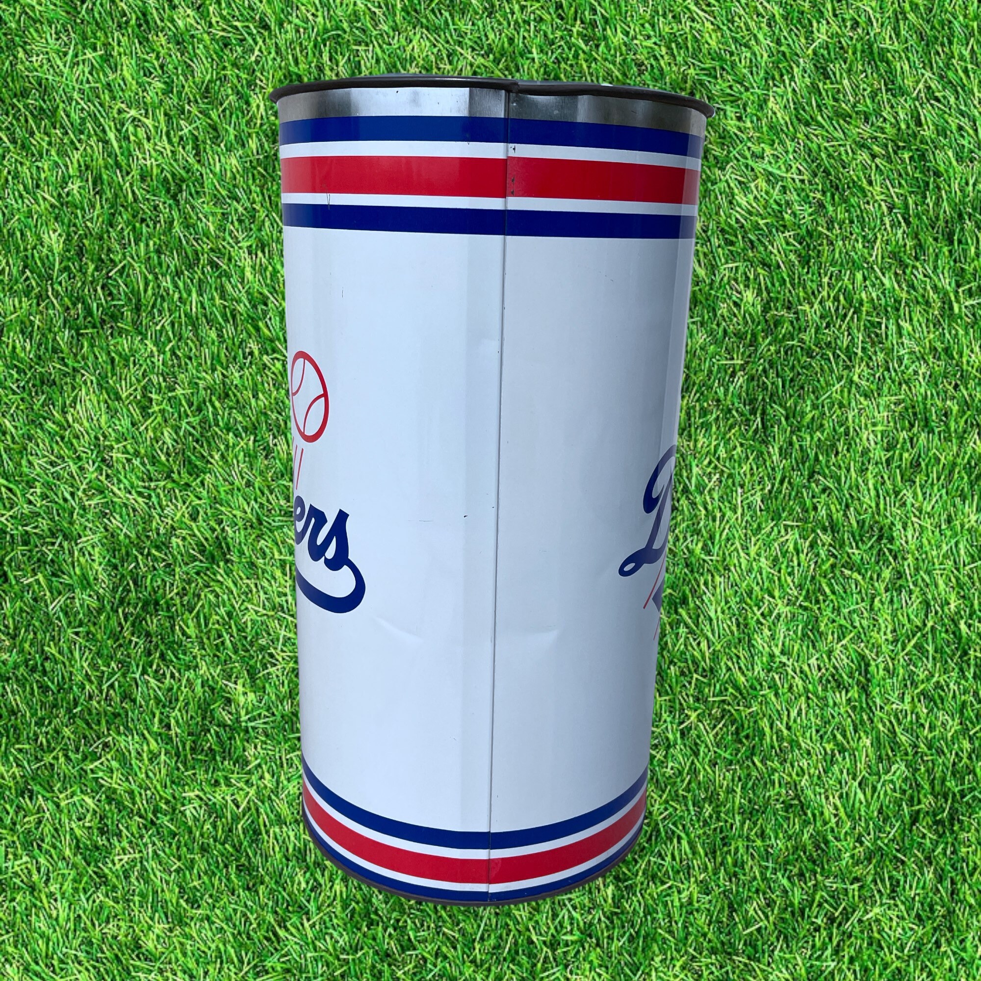 Vintage 80s Los Angeles Dodgers Metal Trash Can - Etsy