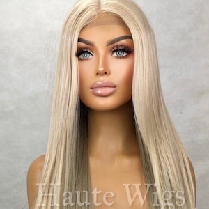 BLONDE BOMBSHELL 40 Inch Light Blonde Wig Brown Low Lights - Etsy