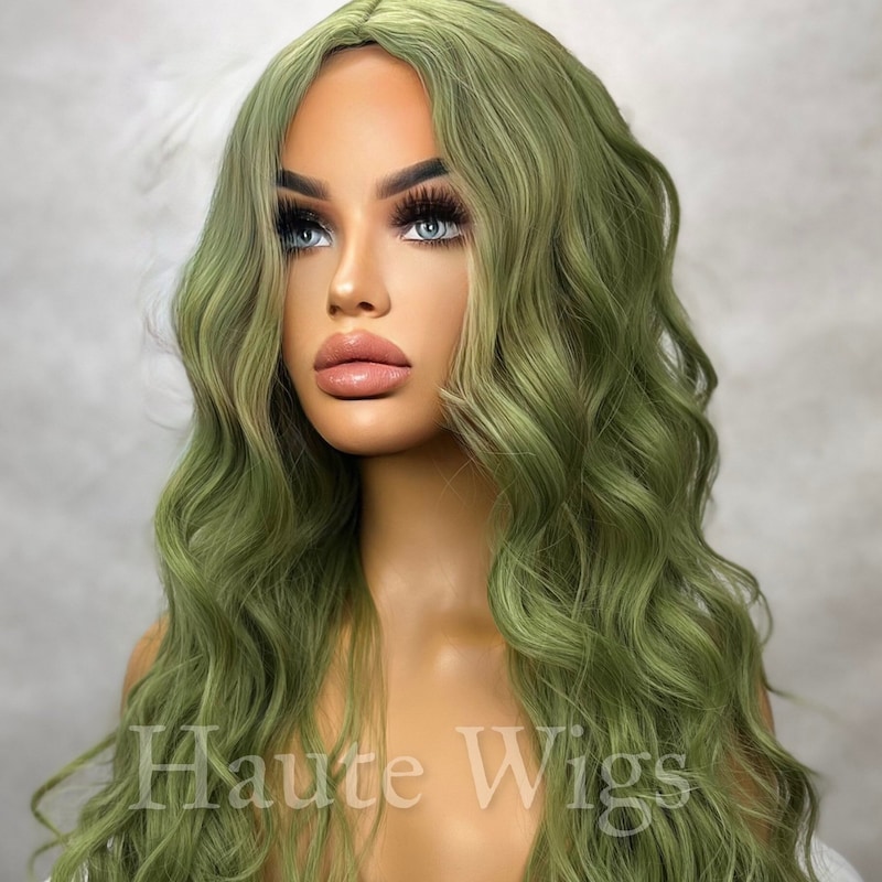 Green Wigs - Etsy