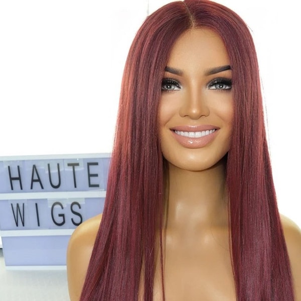 Long Red Hair Wig - Etsy