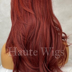 Waterloo Sunset - Red Copper Wig With Bangs / Fringe Long Ginger Auburn ...