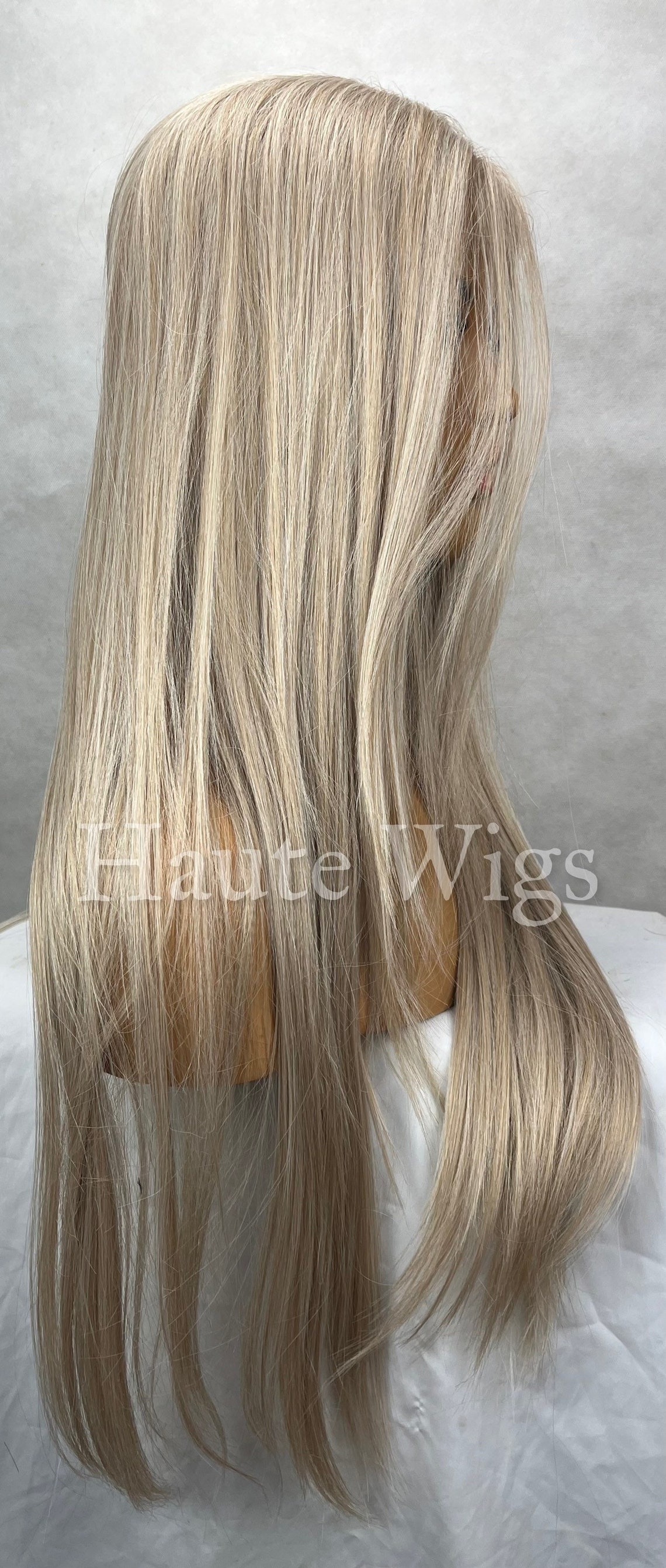 Coco - 30 Inch or 40 Light COOL Tone Ash Blonde Wig No Ombré Womens ...