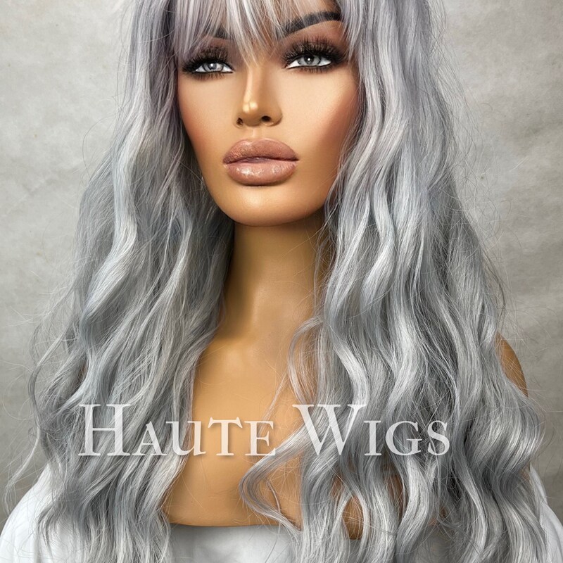 Silver Wigs - Etsy