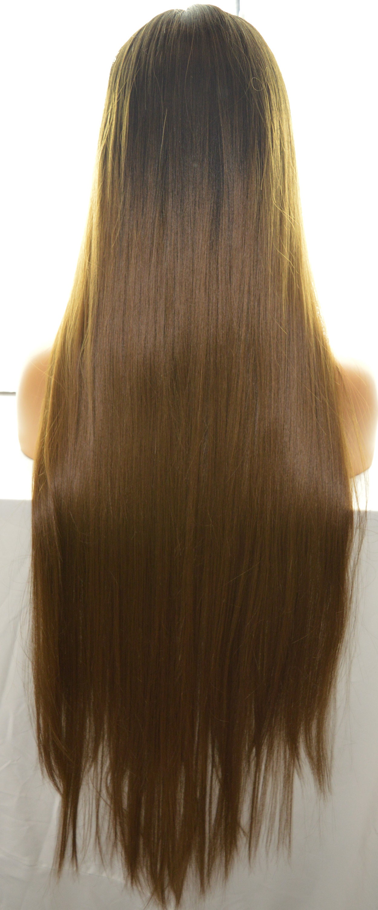 XXX Extra Long Straight Wig 40 Inches Lace Front Wigs Ombre | Etsy