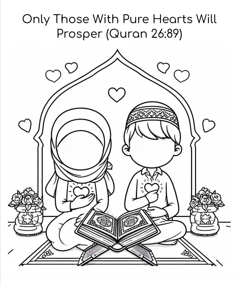 Rajab Coloring Pages - Prophet Muhammad SAW Sunnah Teaching How to ...