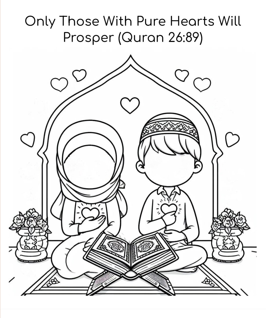Rajab Coloring Pages - Prophet Muhammad SAW Sunnah Teaching How to ...