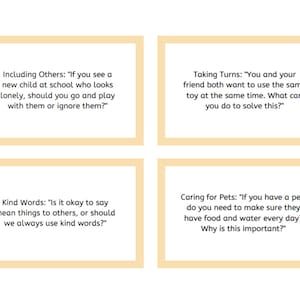 Moral Dilemma Discussion Cards - Toddler Islamic Activity for Learning ...