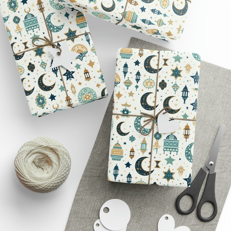 Eid & Ramadan Mubarak Wrapping Papers - Etsy