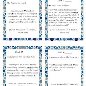 Hadith Scavenger Hunt W/ Quran Quotes to Solve (instant Download) Eid ...