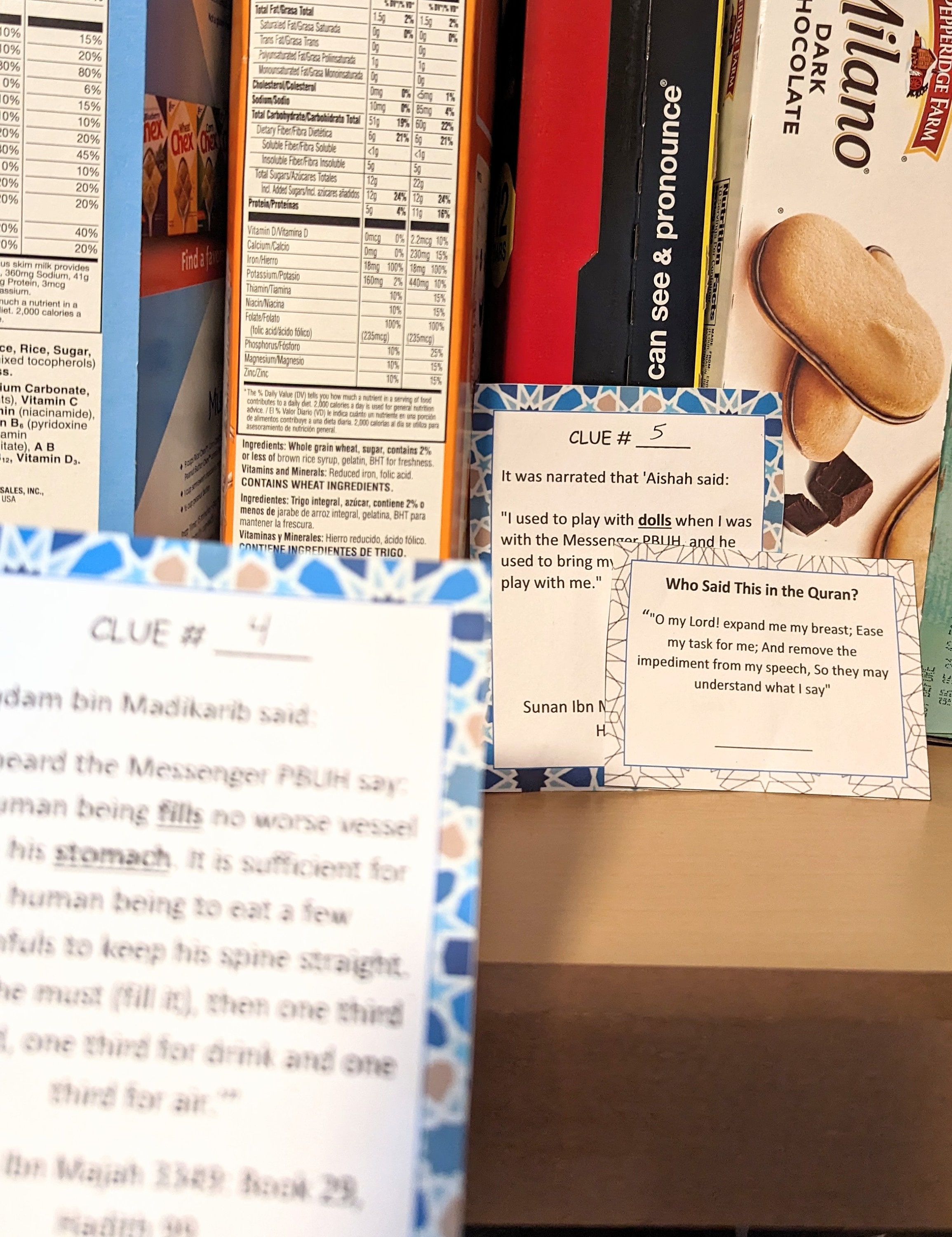 Hadith Scavenger Hunt W/ Quran Quotes to Solve (instant Download) Eid ...