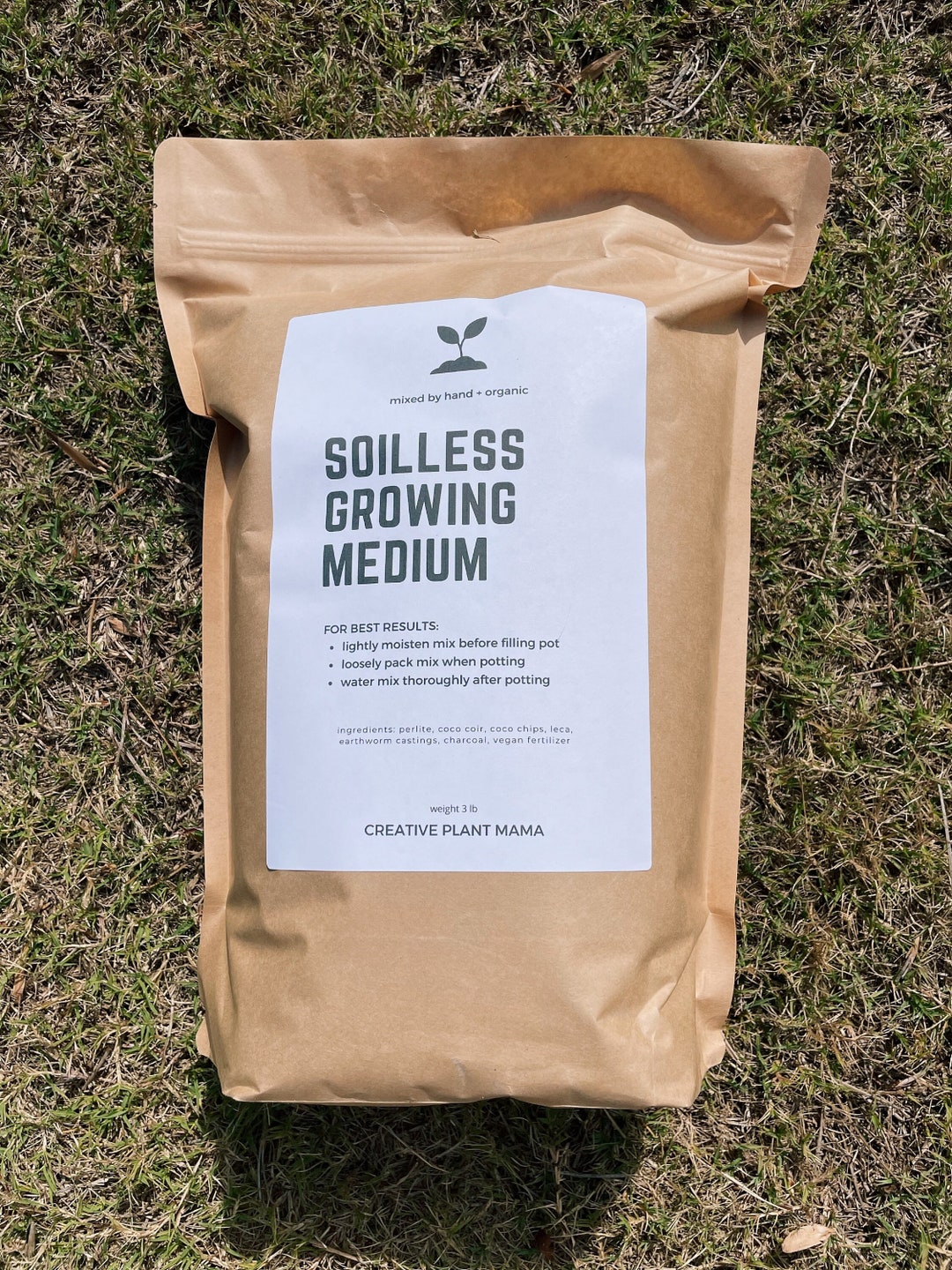 SOILLESS Houseplant Growing Medium - 3 LB / 2 Gallon - Etsy