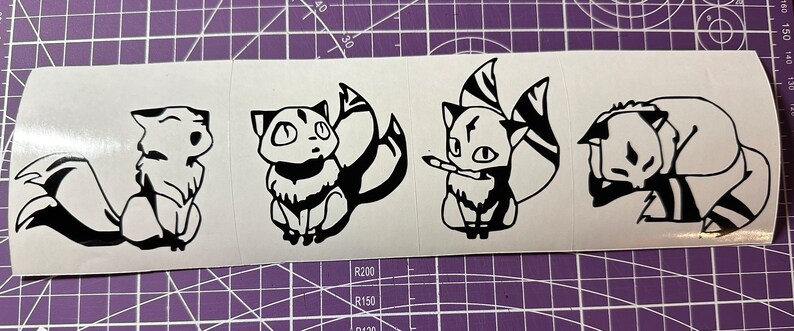 Inuyasha Kirara Vinyl Decal - Etsy